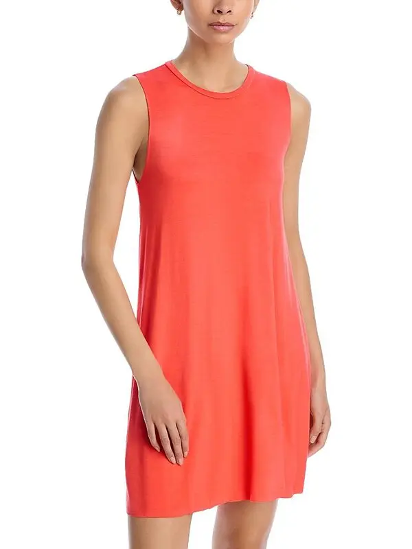 Aqua Daisy Sleeveless Dress - Guava Spritz