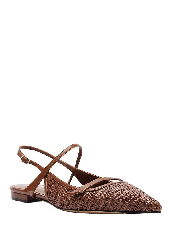 ALEXANDRE BIRMAN Tita Pointed Flats - Chocolate