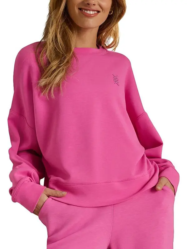 RHONE Dreamglow Crewneck Sweatshirt - Pink Rose