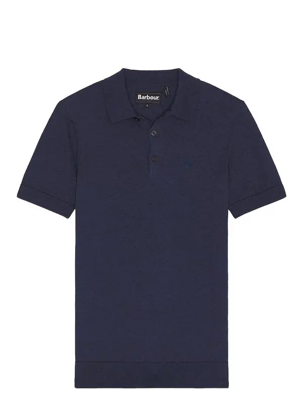 Barbour Buston Knit Polo - Navy