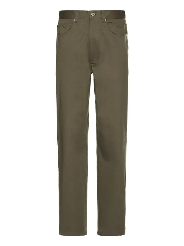 Barbour Lightweight Stretch Chino In Army - Uniform Green
