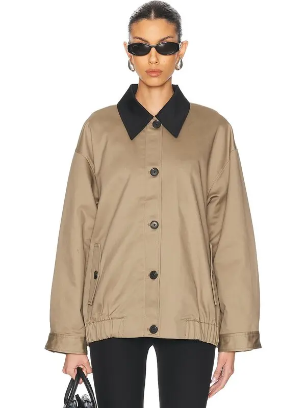 EAVES Yuna Jacket - Khaki Greige