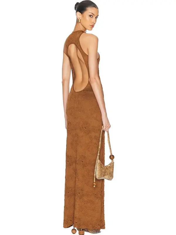 MAYGEL CORONEL El Virao Dress - Caramel