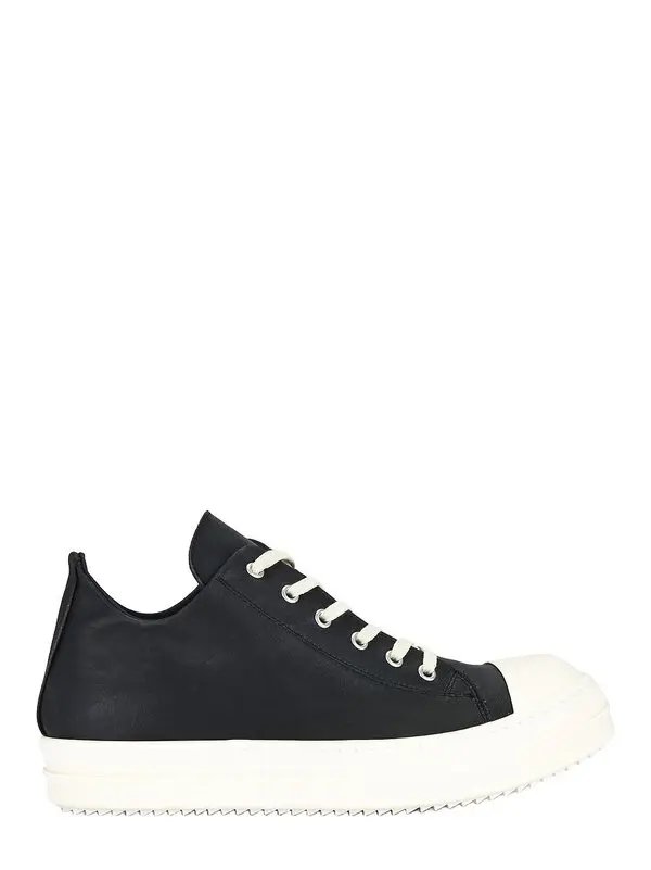 Rick Owens Low Top Sneakers - Black & Milk