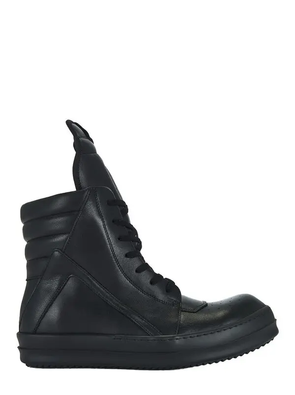 Rick Owens Geobasket High-top Sneakers - Black