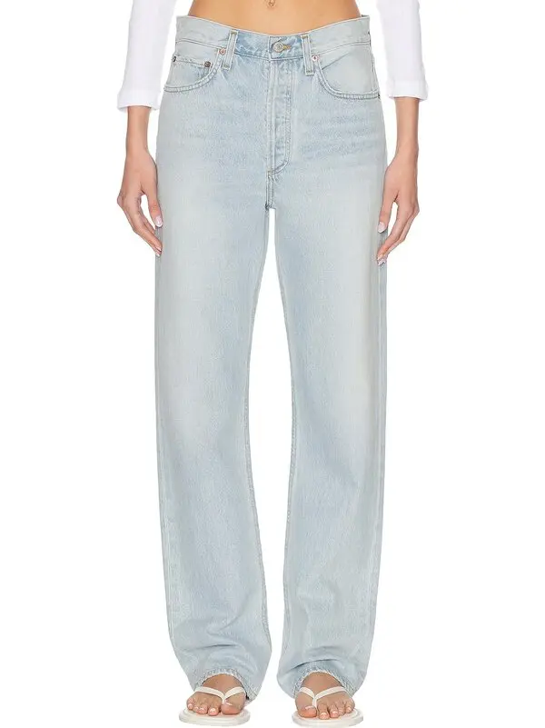 AGOLDE Kelly High Rise Straight Jeans - Wave