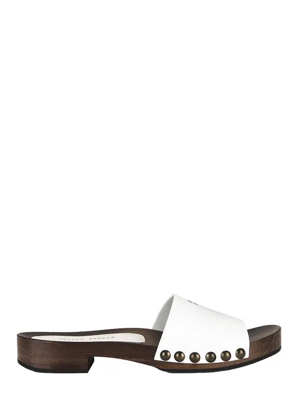Miu Miu Clog Sandal - Bianco