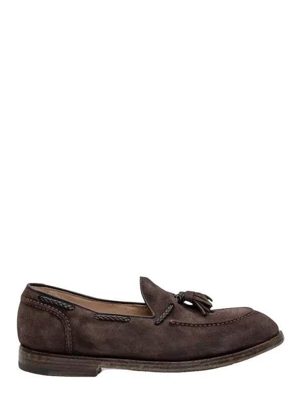 Premiata Leather Moccasin Loafer - Brown