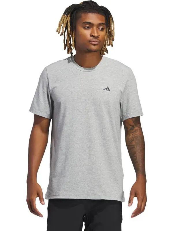 Adidas Axis Aeroready Training Tee - Medium Grey Heather