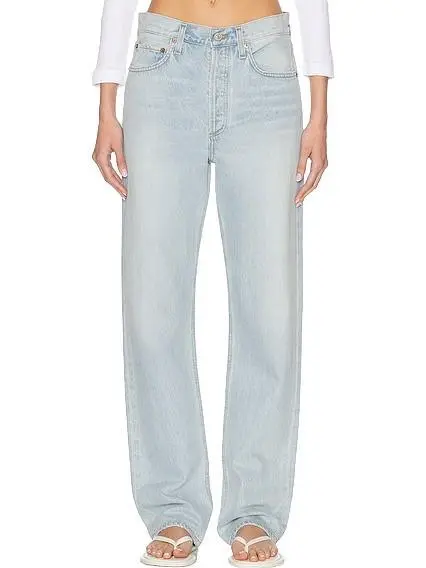 AGOLDE Kelly High Rise Straight Jeans - Wave