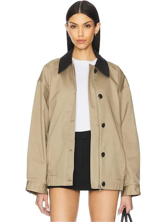 EAVES Yuna Jacket - Khaki Greige