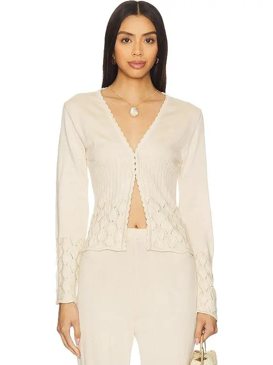 Agua Bendita X Gia Cardigan - Beige