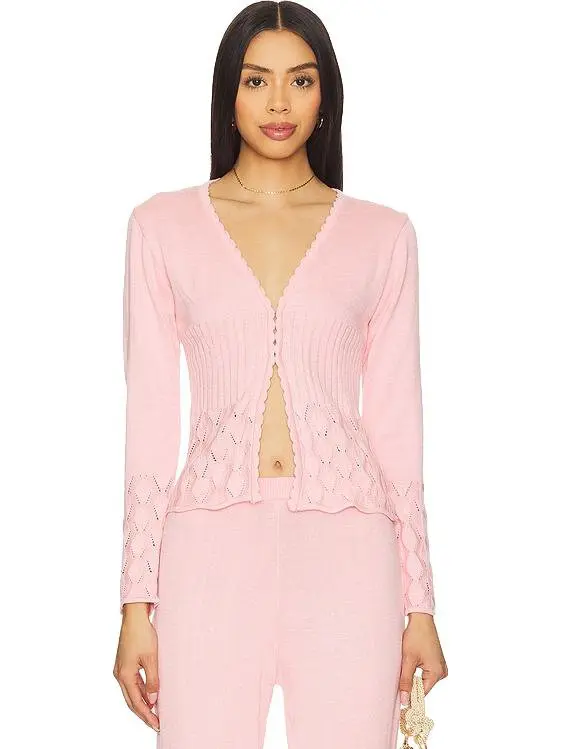 Agua Bendita X Gia Cardigan - Blush