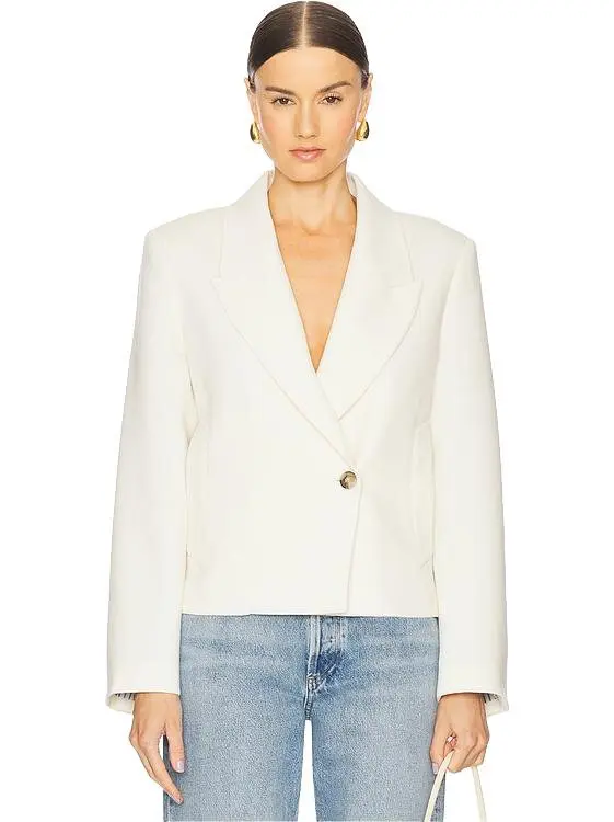 Citizens Of Humanity Coren Cropped Blazer - Cream