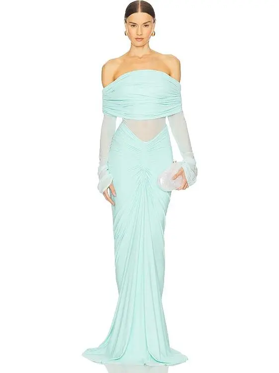 DEME BY GABRIELLA X Jolene Gown - Green