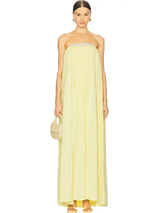 ROWEN ROSE Strapless Maxi Dress - Yellow