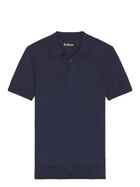 Barbour Buston Knit Polo - Navy