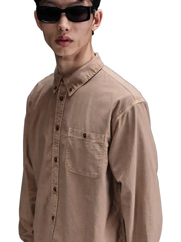 Nike Life Oxford Shirt - Brown