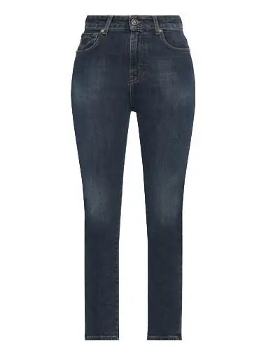 John Richmond Straight-leg Jeans With Leather Trims - Blue