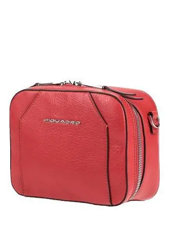 PIQUADRO Belt Bag In Calfskin With Metal Detail - Red