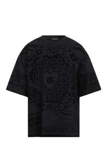 Dolce & Gabbana T-shirt Size Cotton, Polyamide, Elastane - Black