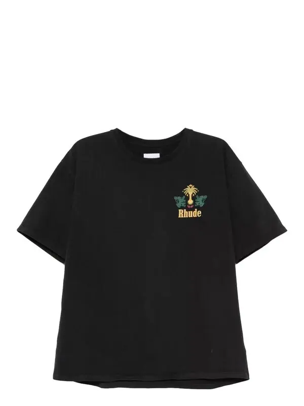 Rhude Tabaco T-shirt - Black