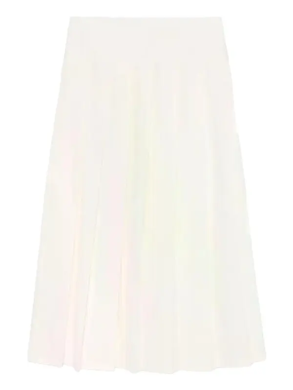 ALFIE Pleated Midi Skirt - Neutrals
