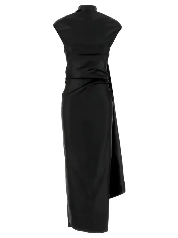 Sportmax Abadani Draped Gown - Black