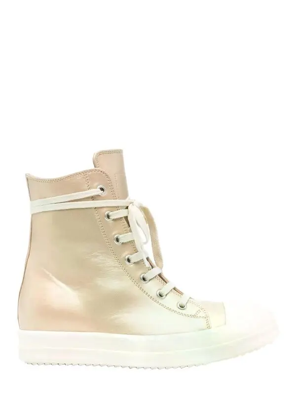 Rick Owens High-top Sneakers - Gold