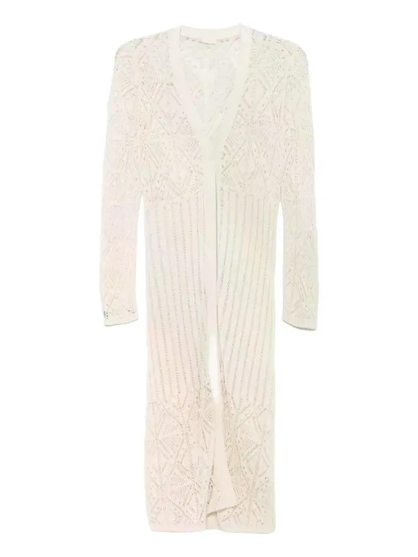 Liu Jo Openwork Cardigan - Neutrals