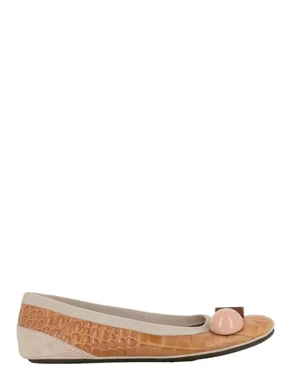 DOVE NUOTANO GLI SQUALI Becky Ballerina Shoes - Neutrals