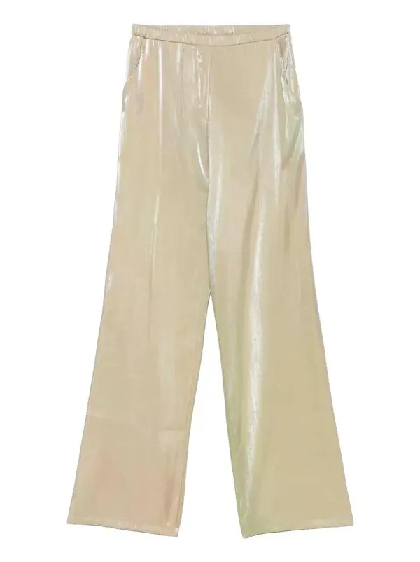RAME Metallic Trousers - Green