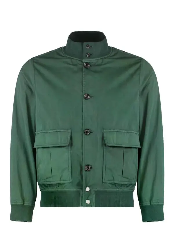 VALSTAR Button-up Bomber Jacket - Green