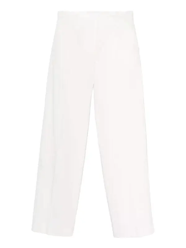 CELLAR DOOR Cotton Trousers - White