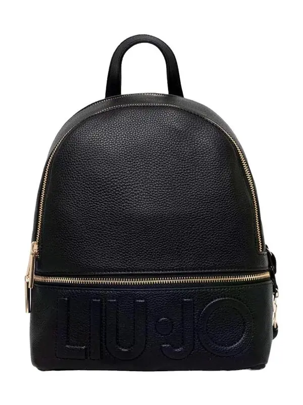 Liu Jo Embossed Logo Backpack - Black