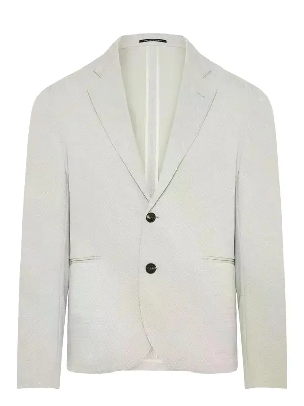 Emporio Armani Single-breasted Blazer - Neutrals