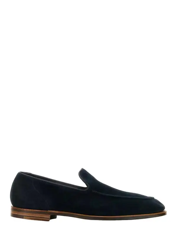 Crockett & Jones Salcombe Suede Loafers - Blue