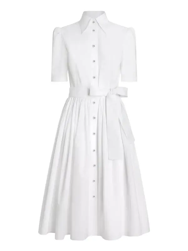 Dolce & Gabbana Poplin Shirt Dress - White