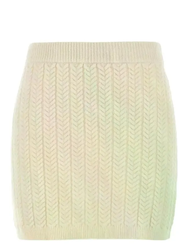 Sportmax Cable-knit Miniskirt - Neutrals