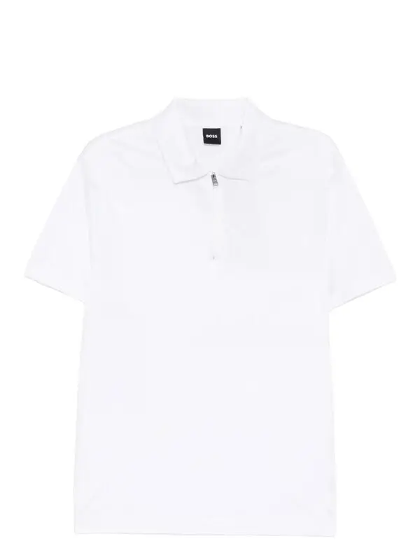 BOSS Short-sleeved Polo Shirt - White