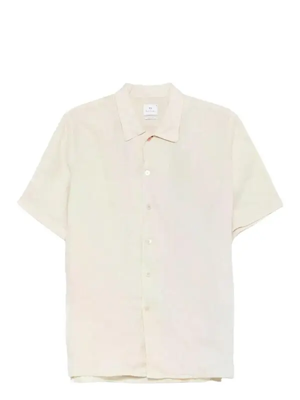Paul Smith Linen Shirt - Neutrals