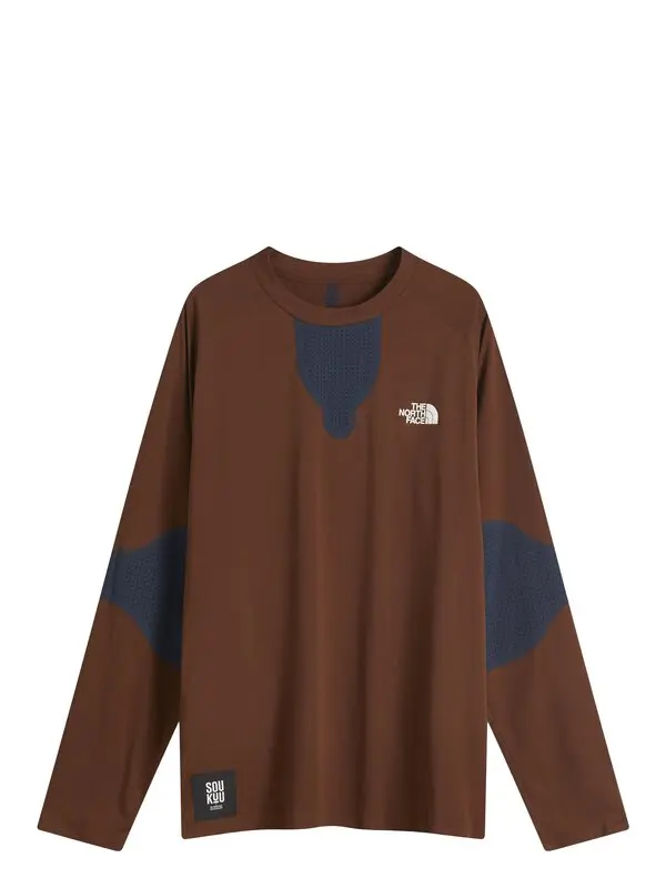 The North Face X Undercover Soukuu Perforated Long Sleeve - Urban Navy/potting Soil