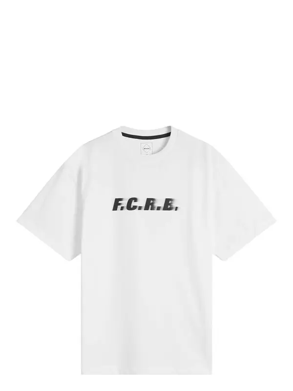 F.C. REAL BRISTOL Blurred Logo T-shirt - White