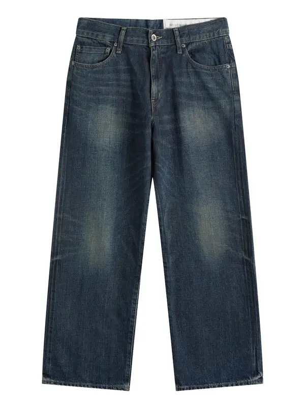 NEIGHBORHOOD Washed Denim Dp Wide Pants - Indigo