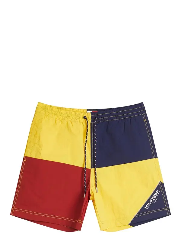 Tommy Hilfiger Gi Sailing Colorblock Shorts - Yellow