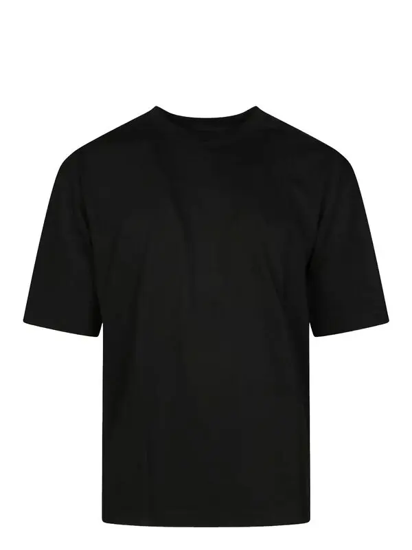 WHITE SAND Cotton T-shirt - Black
