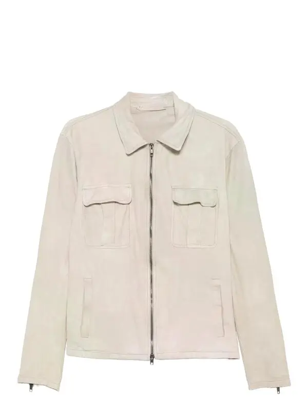SALVATORE SANTORO Leather Jacket - Neutrals