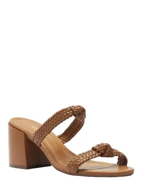 AREZZO Remy Block Heel Sandal - Rich Caramel