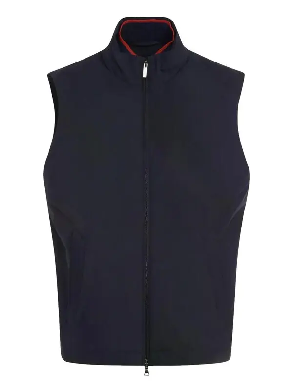 Paul & Shark High-collar Gilet - Blue