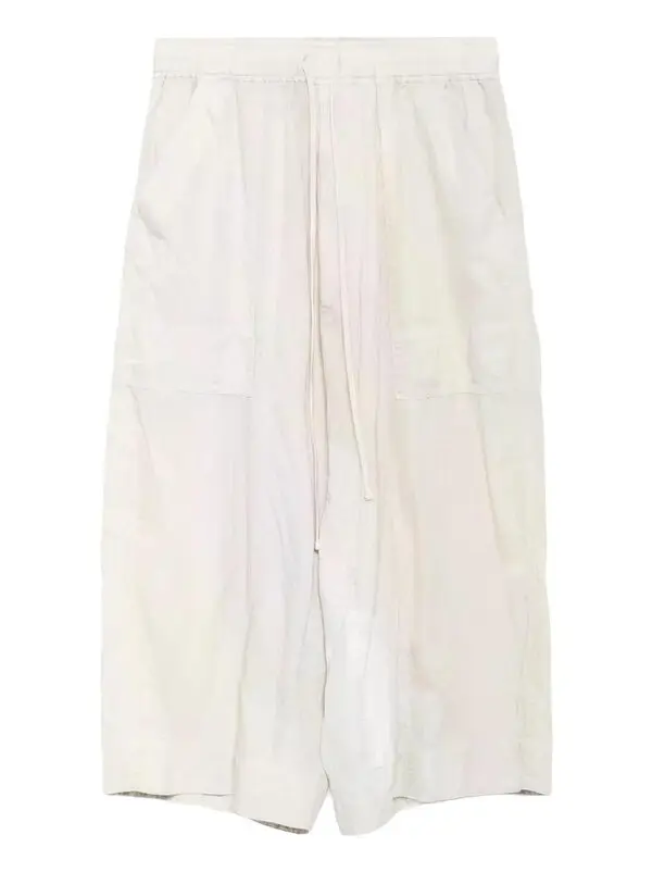 JULIUS Drawstring Trousers - White
